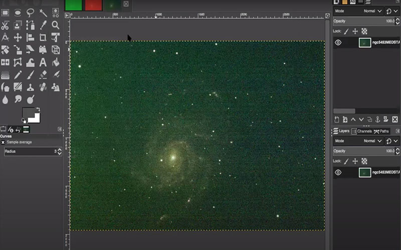 Using GIMP For Color Images Boyce Astro